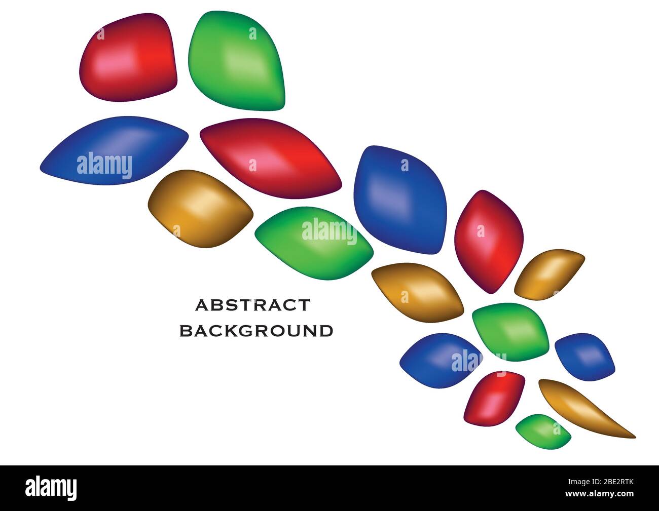 Vector illustration of abstract coloful gems background Stock Vector ...