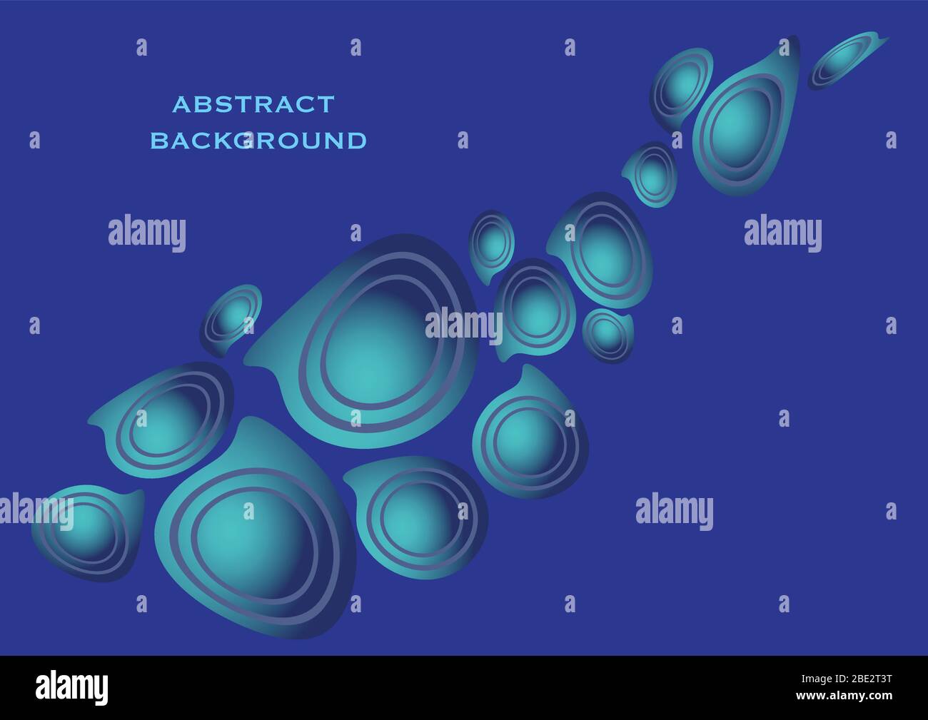 Vector illustration of an abstract blue water background Stock Vector ...