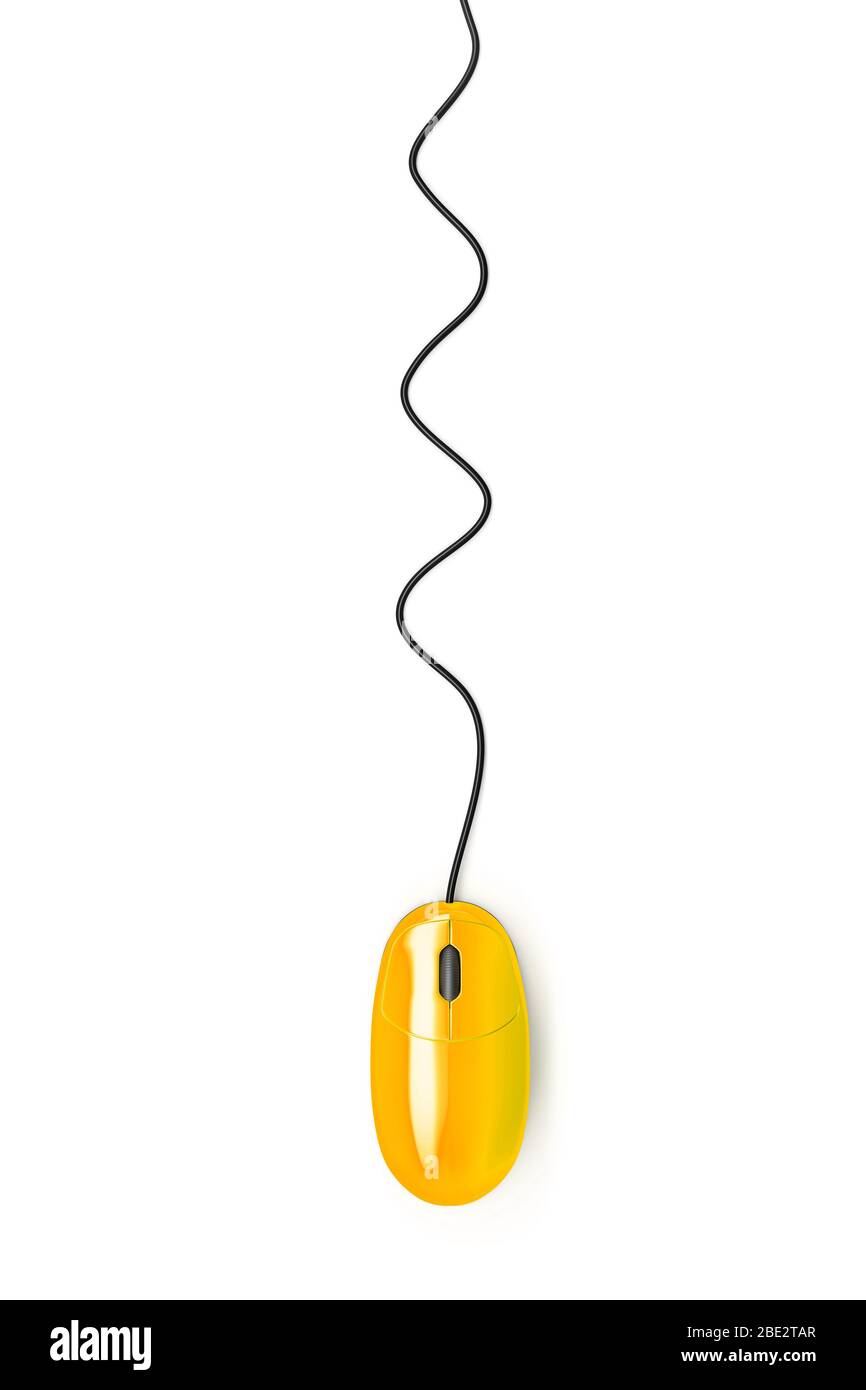 An image of a red computer mouse Stock Photo - Alamy