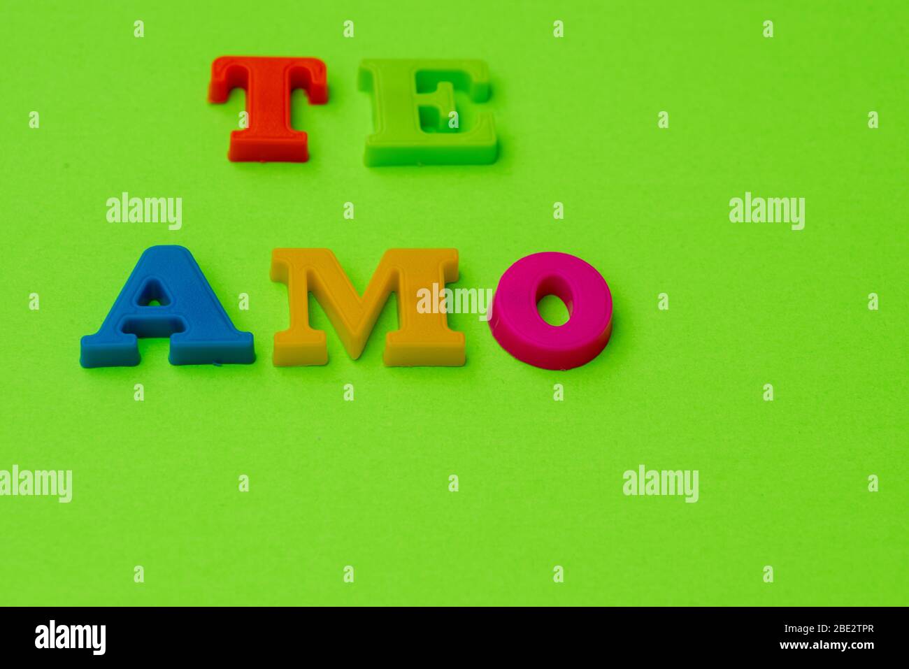 Amo letter hi-res stock photography and images - Alamy