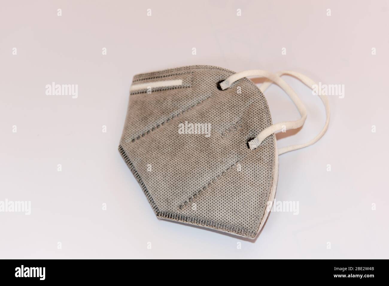 N95 mask for efficient airborne filtration for coronavirus safety Stock ...