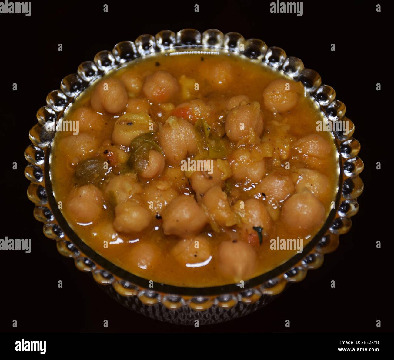 Delicious traditional Indian food, dish or cuisine Choley, Chole, chola ...