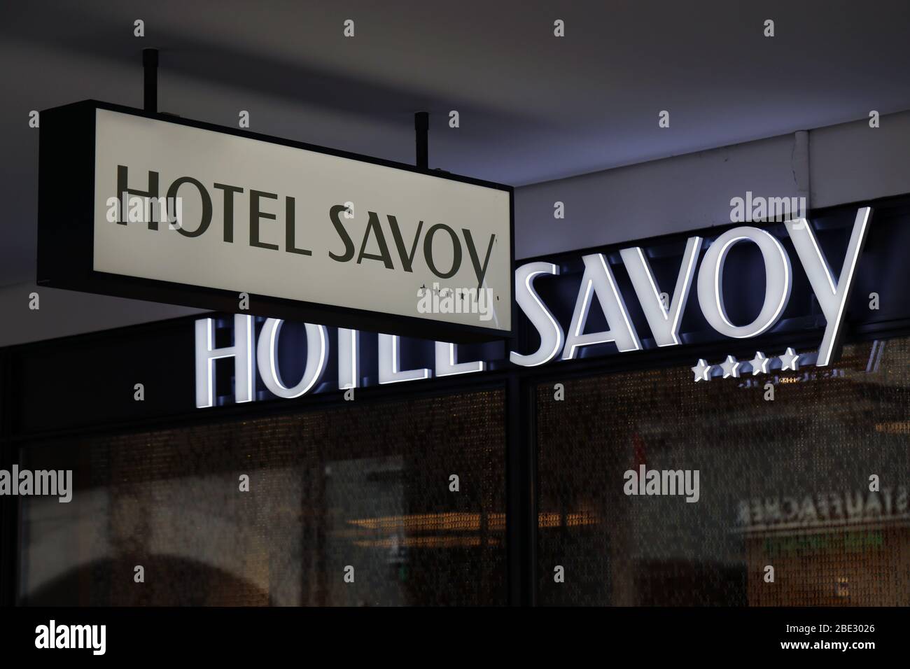 Savoy logo hi-res stock photography and images - Alamy