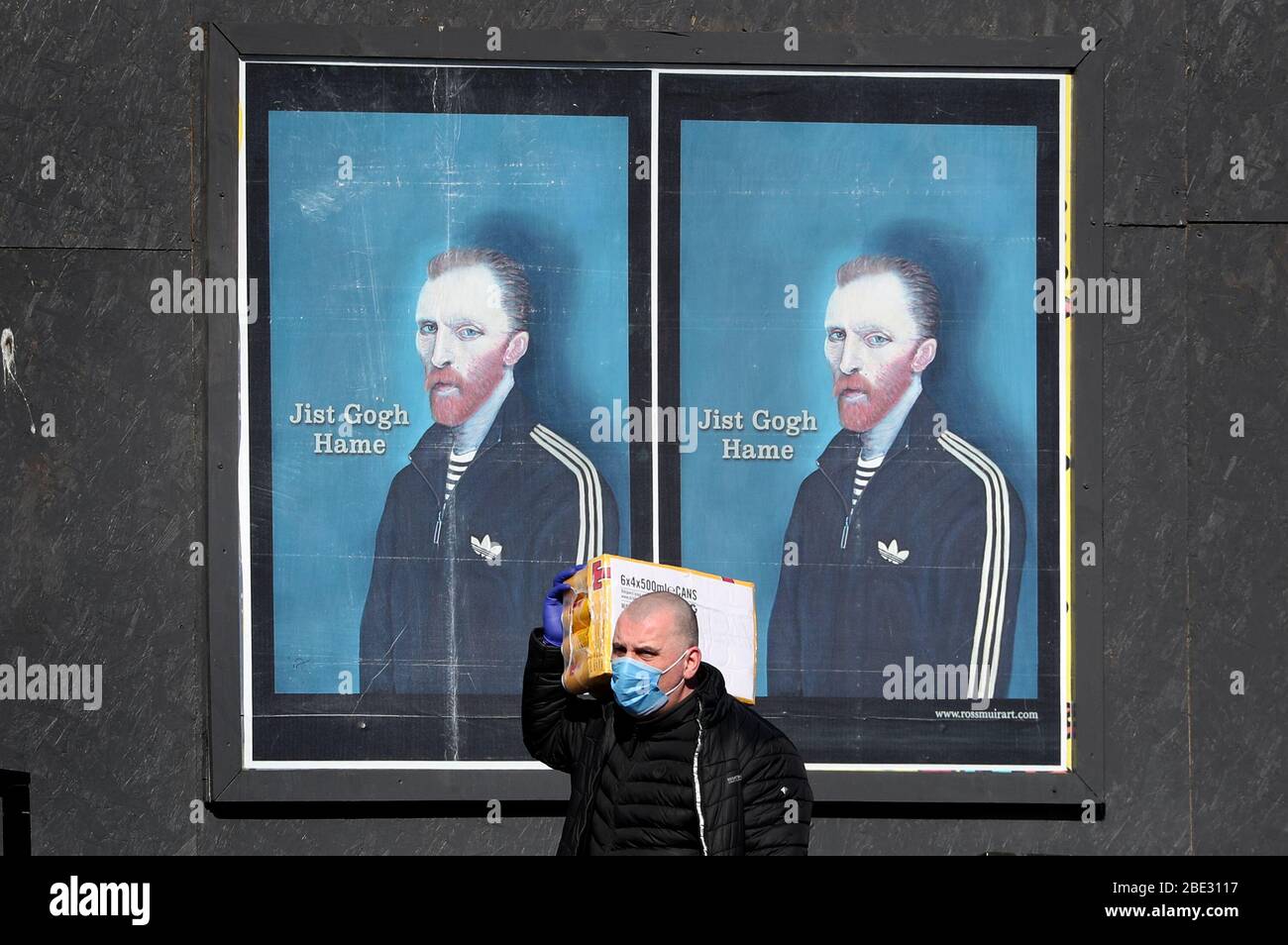 Artwork by Ross Muir featuring his signature Vincent van Gogh portrait ...