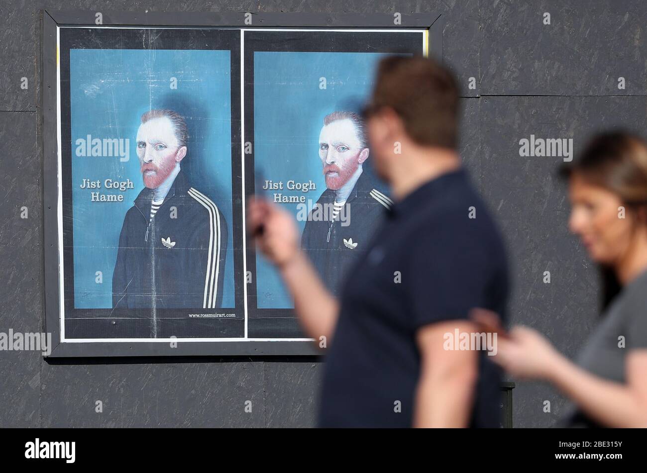 Artwork by Ross Muir featuring his signature Vincent van Gogh portrait ...