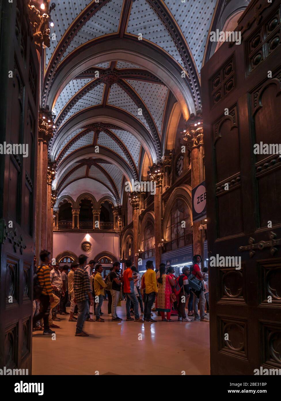 Railway queue india hi-res stock photography and images - Alamy