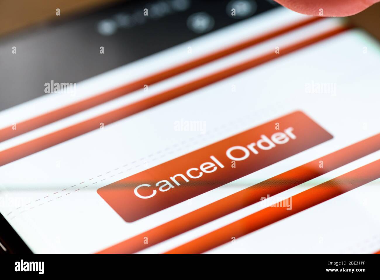 Cancel order hi-res stock photography and images - Alamy