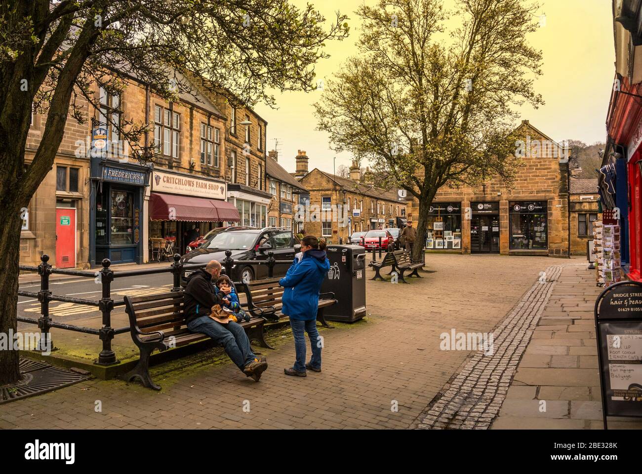Bridge Street, Bakewell Town Centre, Derbyshire Stock Photo - Alamy