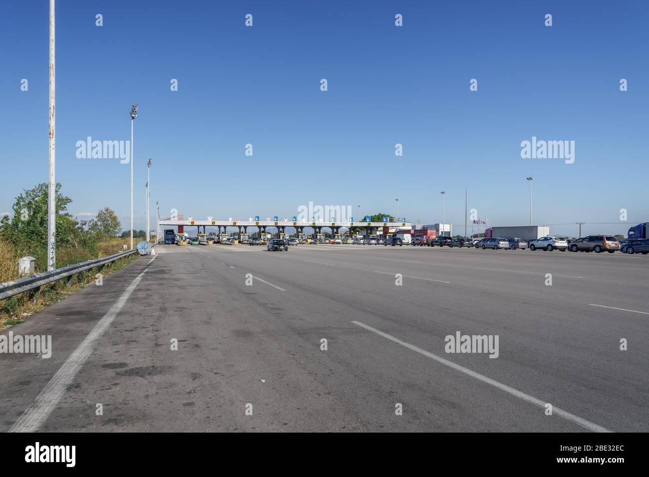 Toll payment booths hi-res stock photography and images - Alamy
