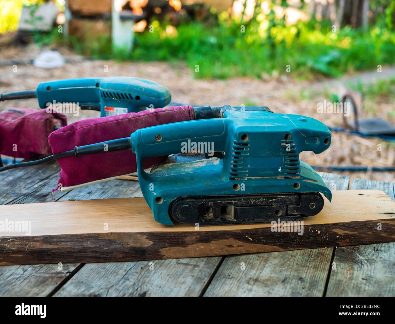 Woodworking on industrial machines hi-res stock photography and images ...