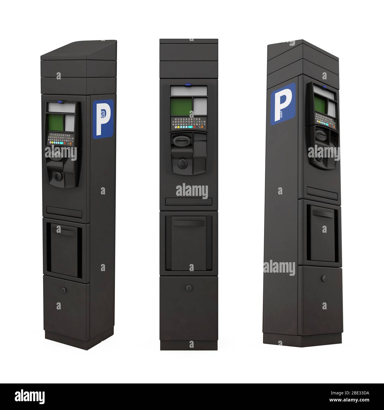 Parking Meter Isolated Stock Photo - Alamy