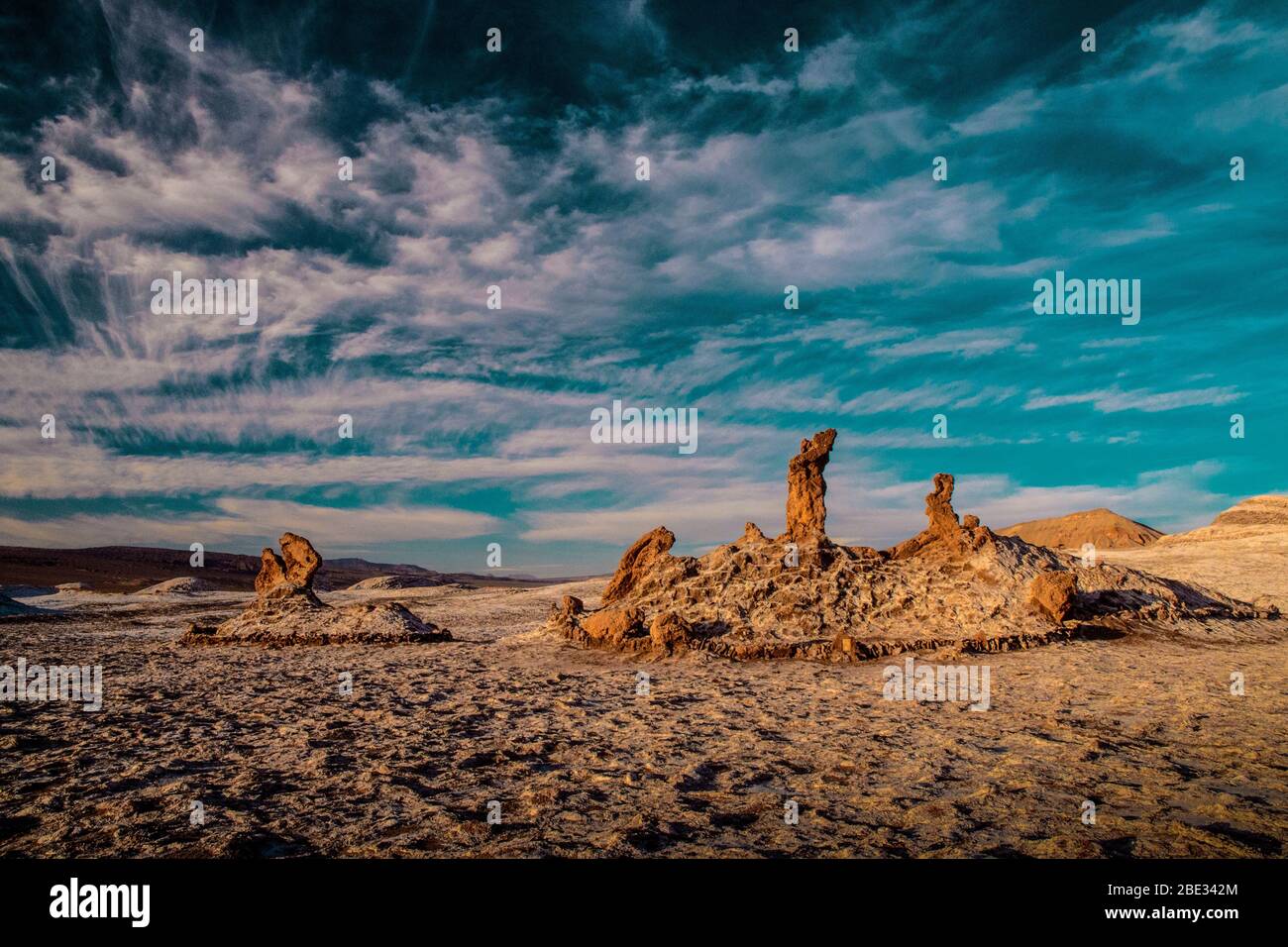 Moon Valley, Atacama desert, Chile Stock Photo - Alamy