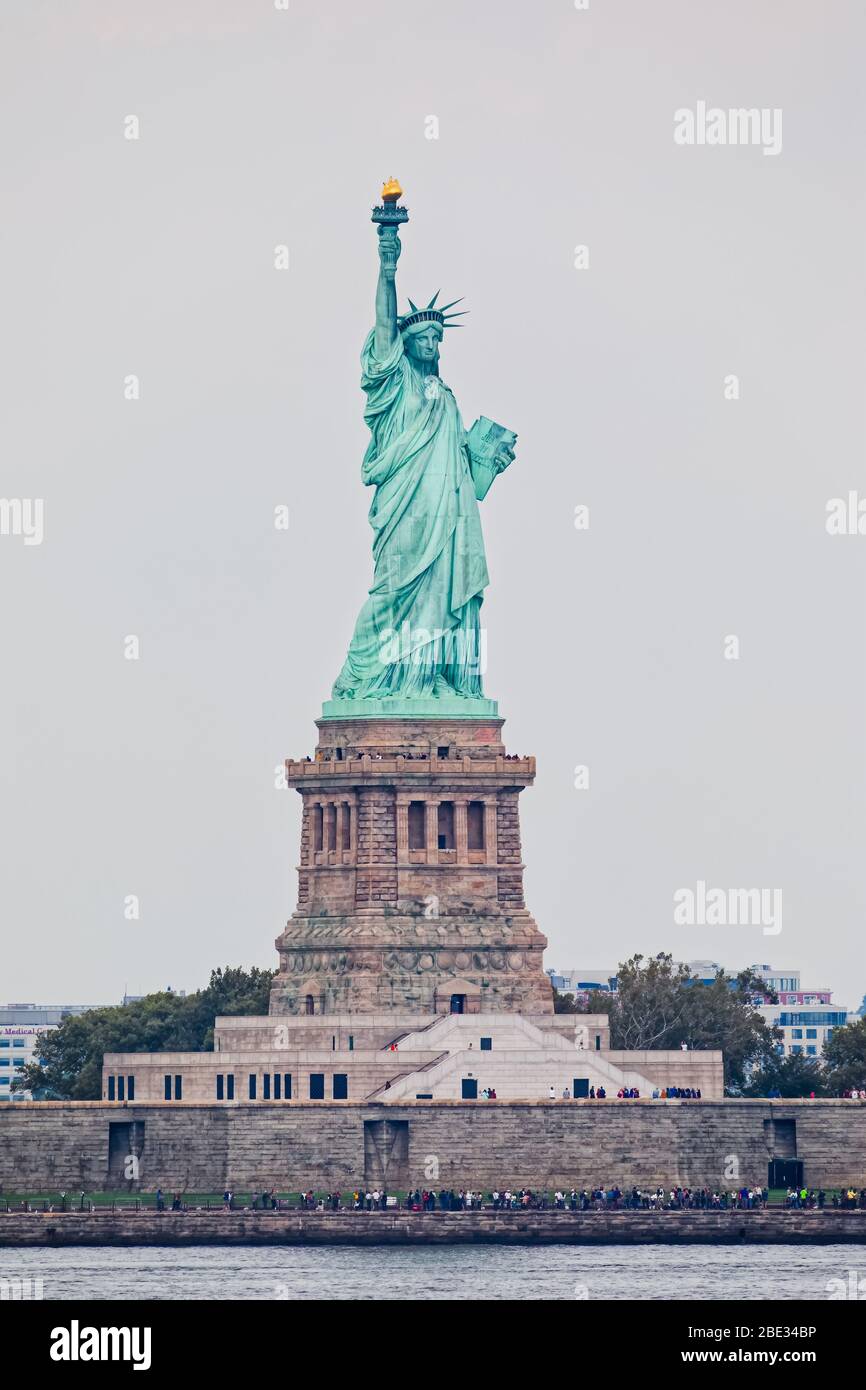 Statue of Liberty on Liberty Island, New York Stock Photo - Alamy