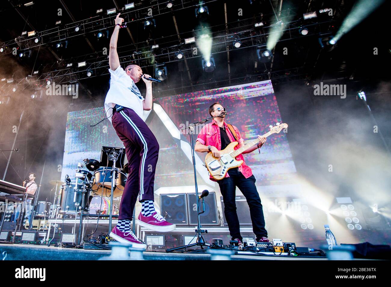 Odense, Denmark. 28th, June 2018. The English indie rock and synth pop ...