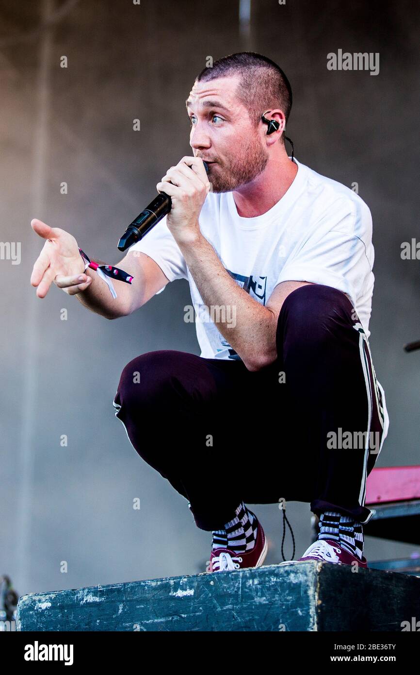 Odense, Denmark. 28th, June 2018. The English indie rock and synth pop ...