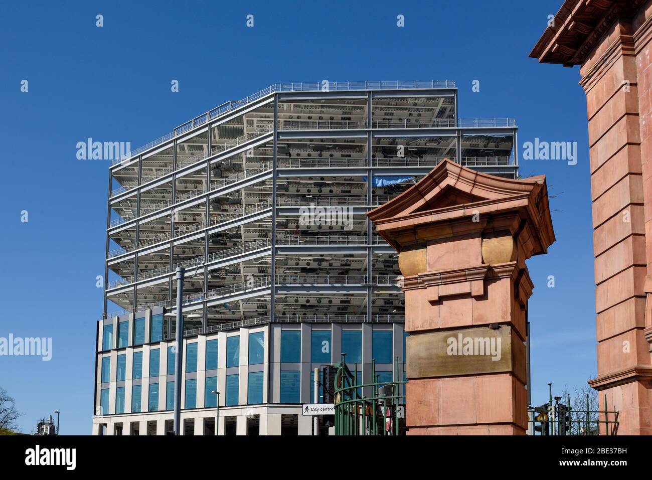 New Construction Building near old Building Nottingham city centre ...