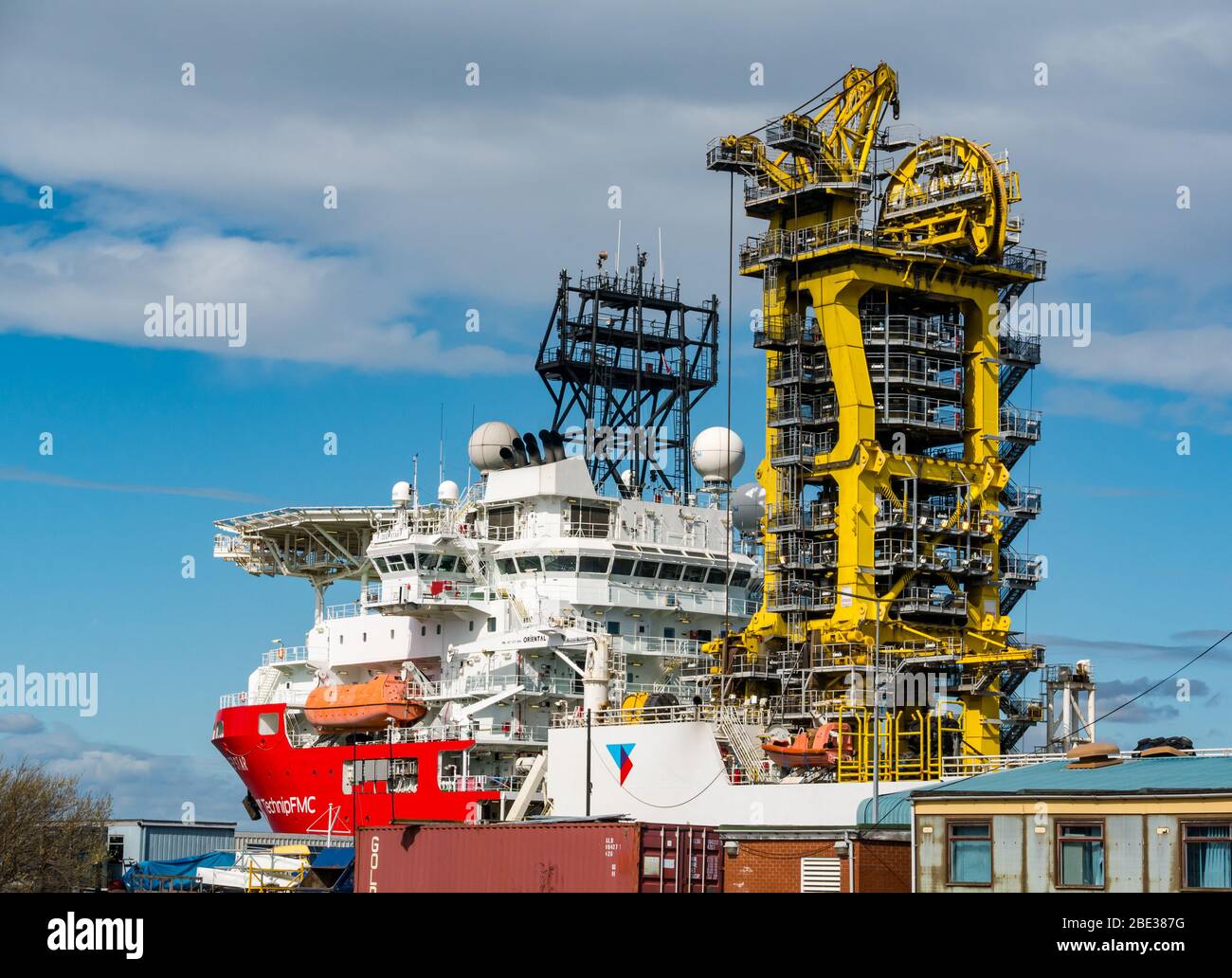 Technip Deep Star, multi purpose offshore vessel, Leith Harbour ...