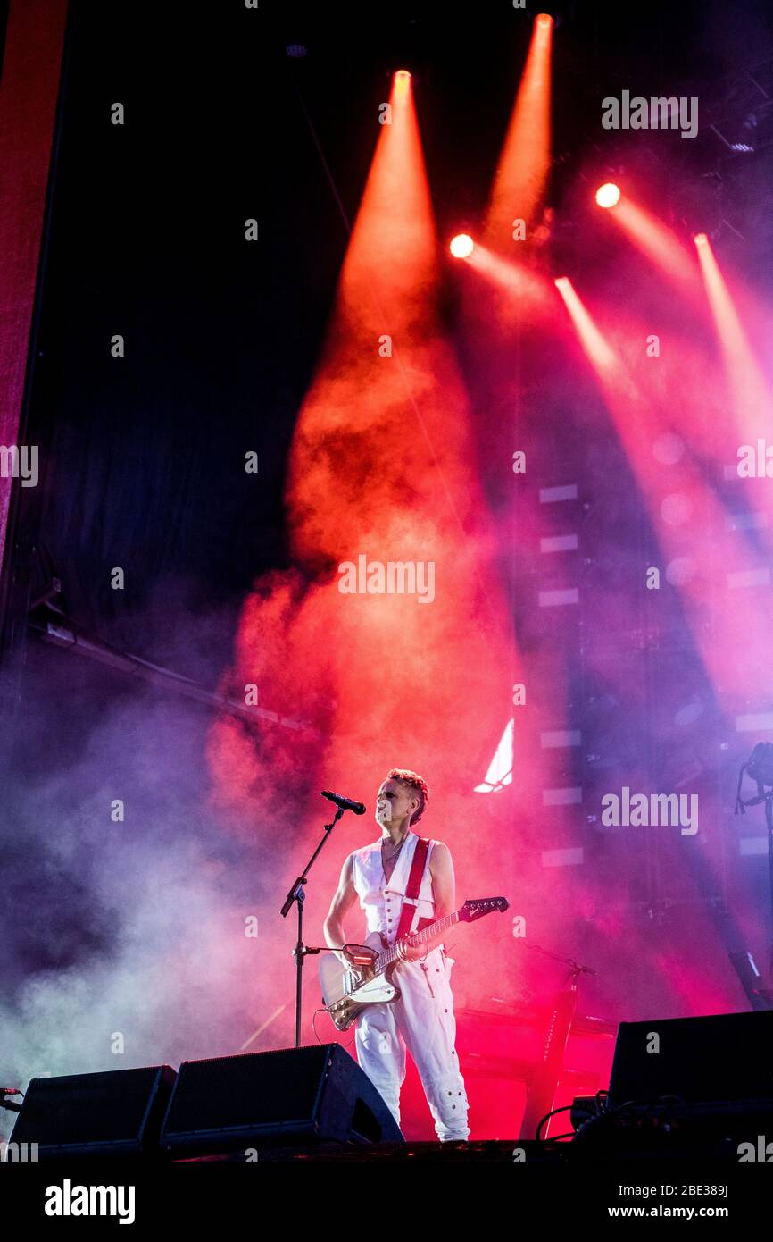 Odense, Denmark. 28th, June 2018. The English band Depeche Mode ...