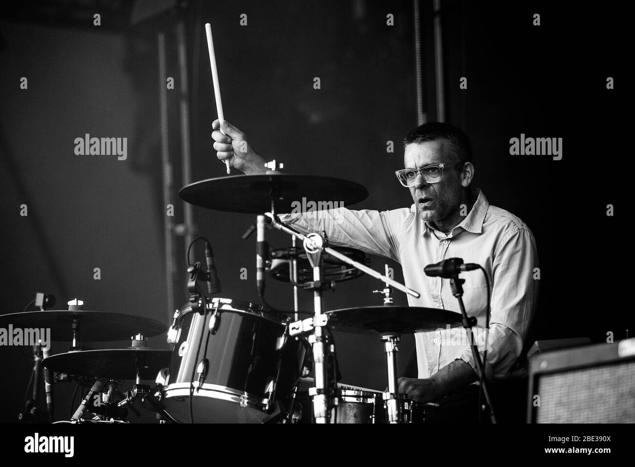 Interpol band Black and White Stock Photos & Images - Alamy