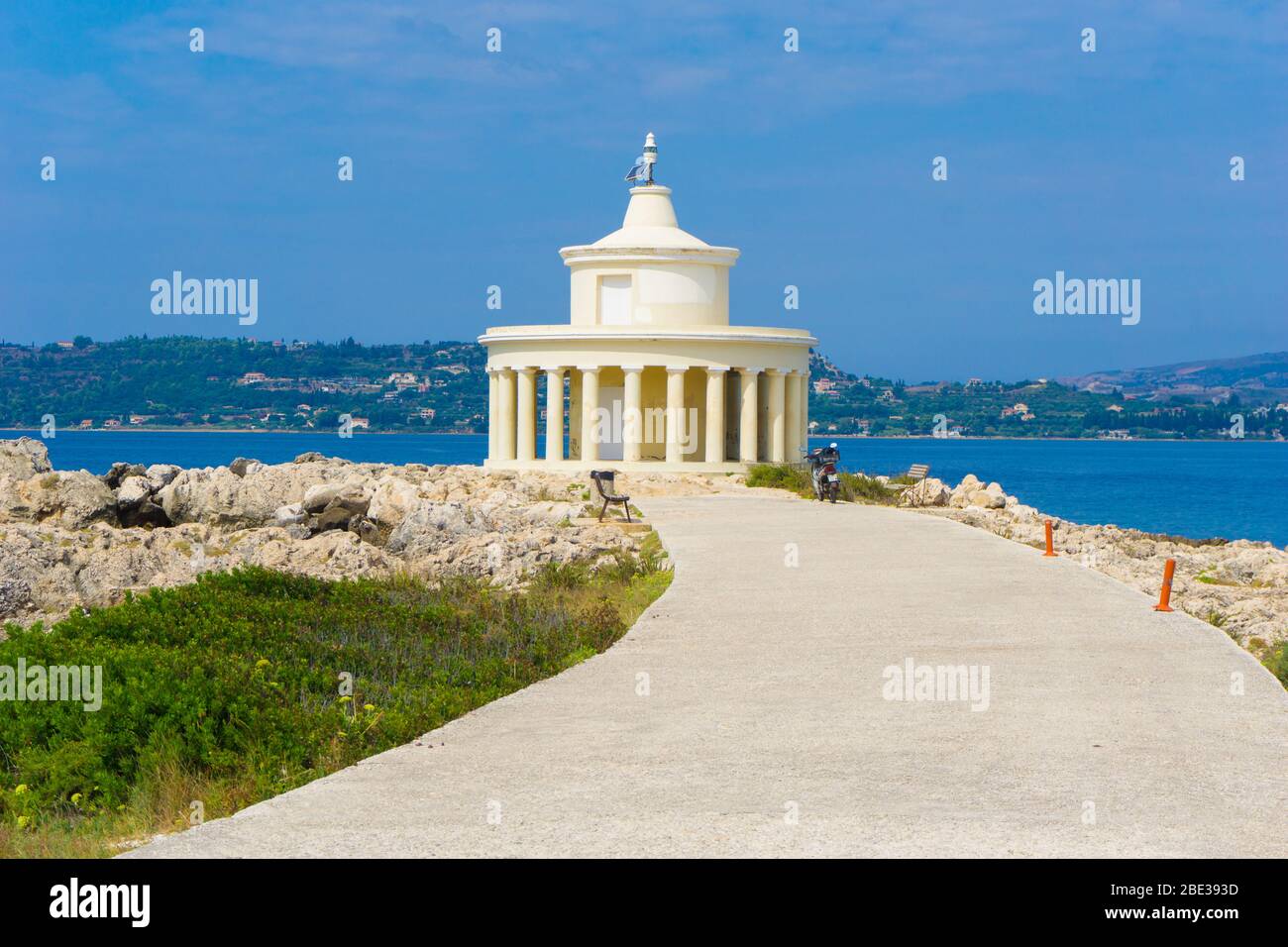 Lighthouse of Saint Theodore in Argostoli Kefalonia, Greece. One of the ...