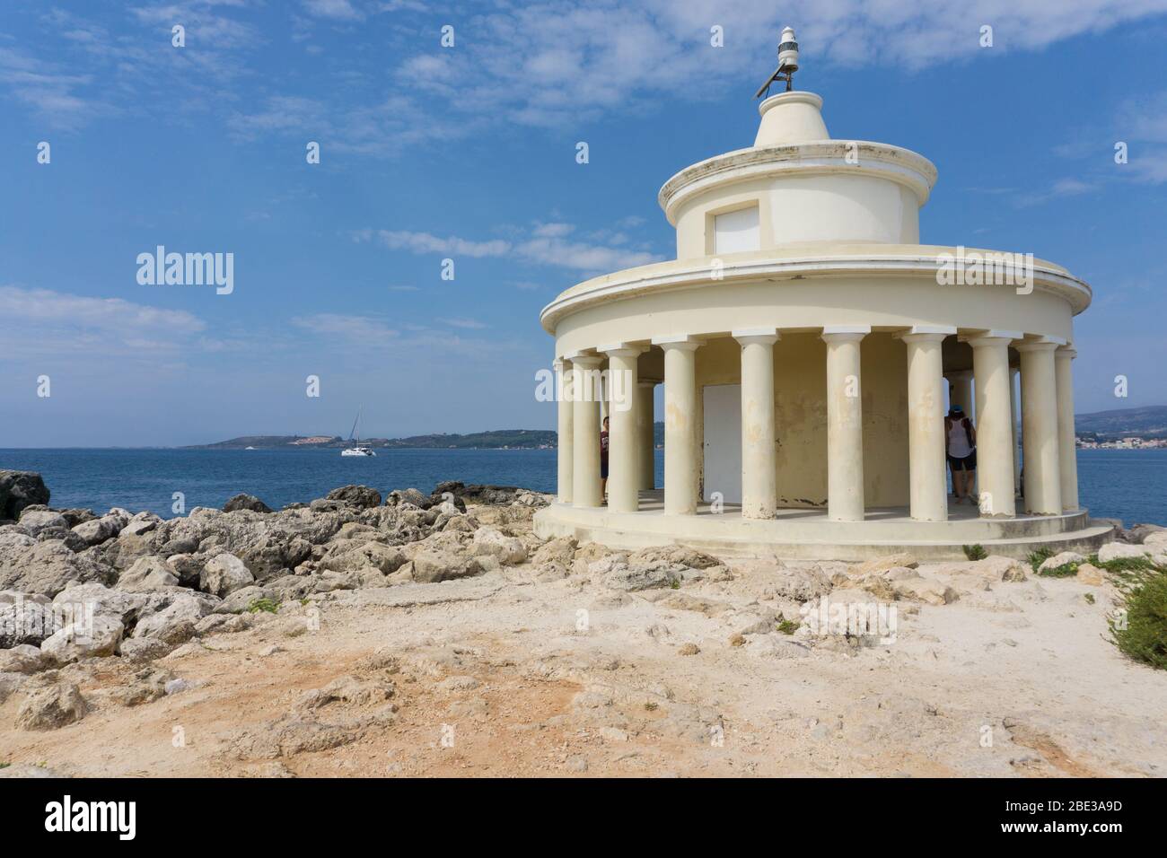 Lighthouse of Saint Theodore in Argostoli Kefalonia, Greece. One of the ...