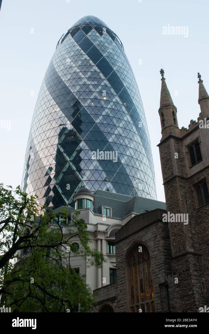 Blue Tower Gherkin Building 30 St Mary Axe, London EC3A 8BF by Foster ...