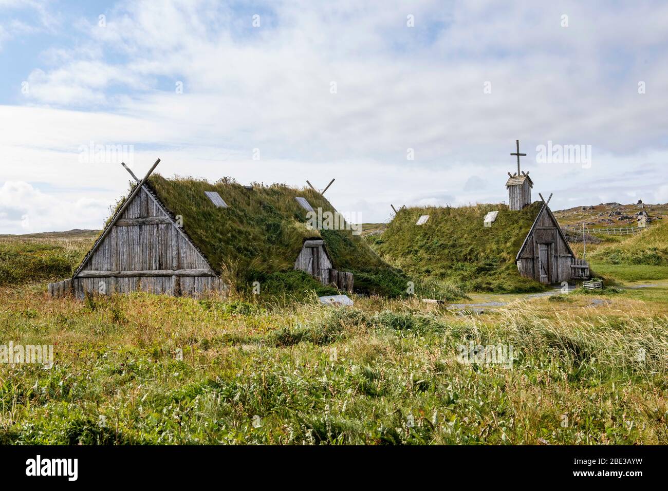 Canada, New Foundland, L'Anse aux Meadows (the bay with the meadows ...