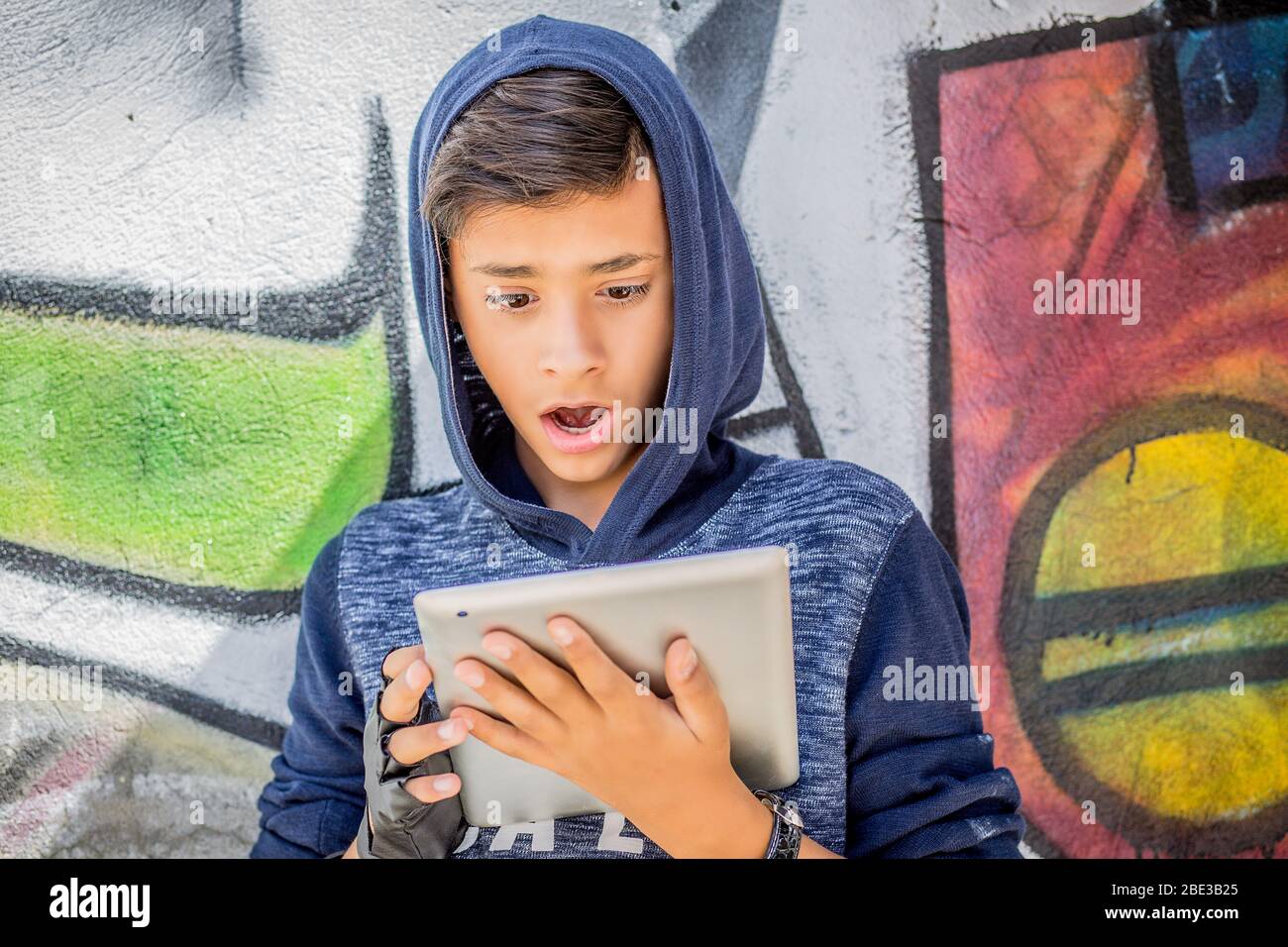 Indian kid isolated surprised hi-res stock photography and images - Alamy