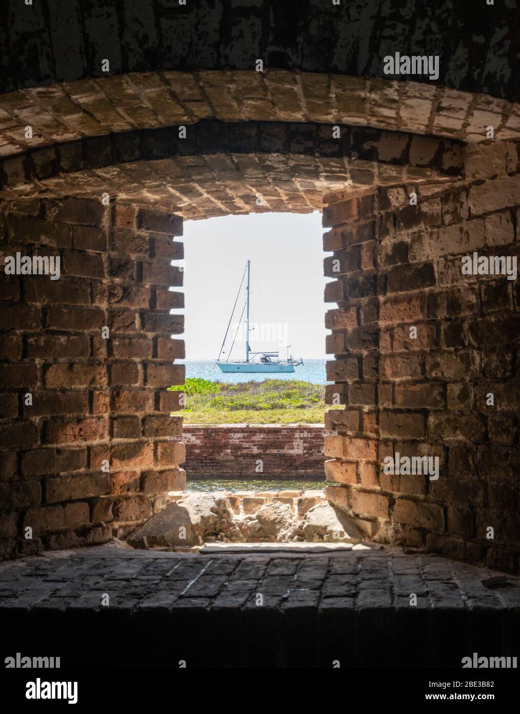 View out sea through tropical hi-res stock photography and images - Alamy