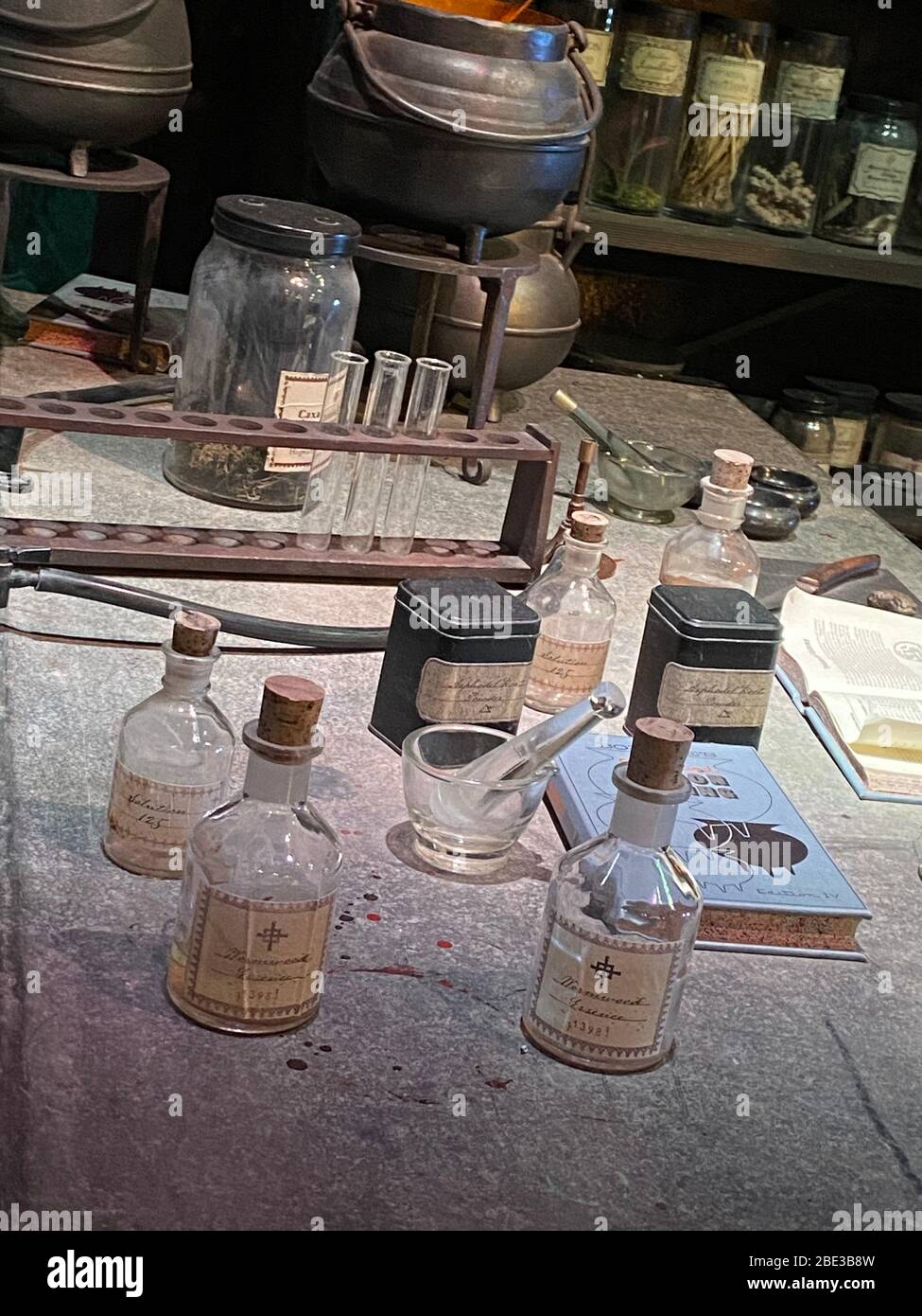 Potions Class - Harry Potter WB Studio Tour Stock Photo - Alamy