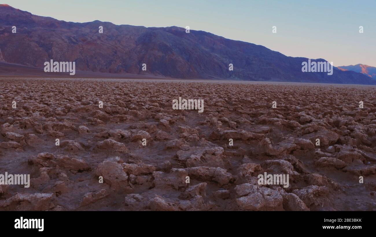 The amazing Death Valley National Park - The Devils Gold Course Stock ...