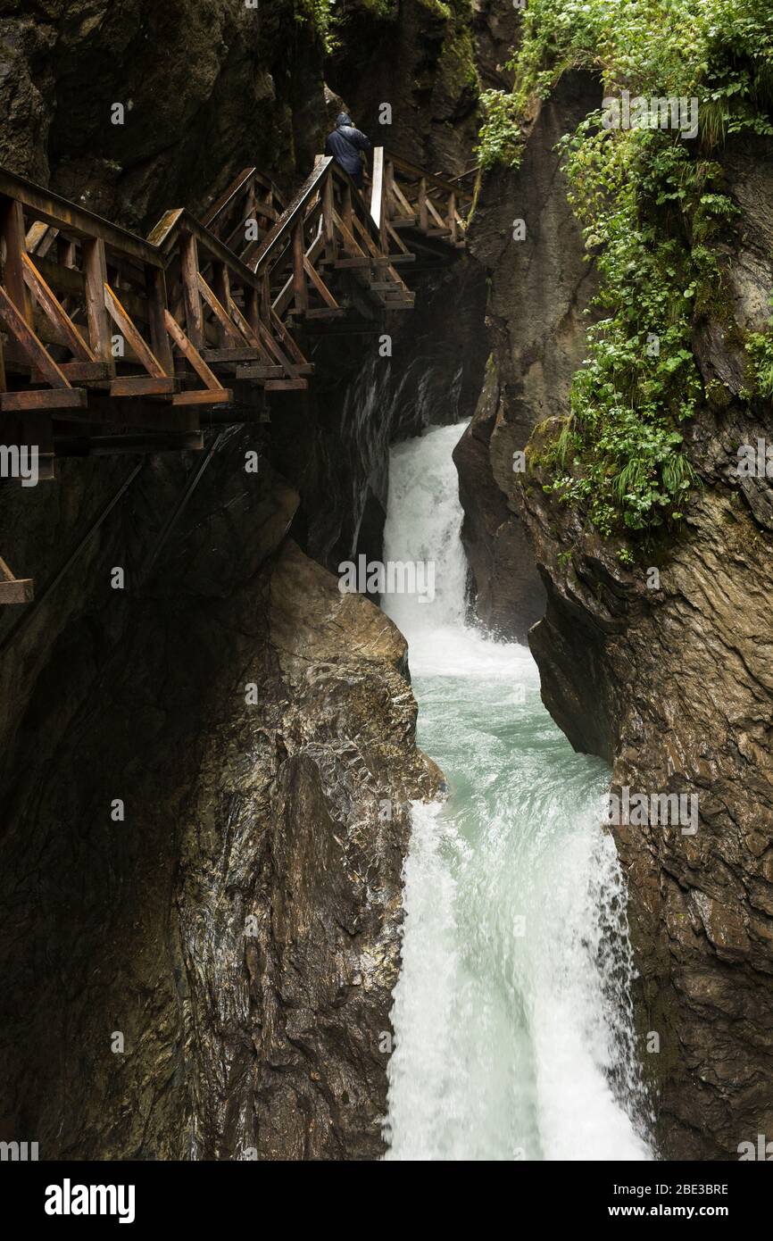 The Sigmund Thun gorge in Kaprun, Austria, a town in the High Tauern ...