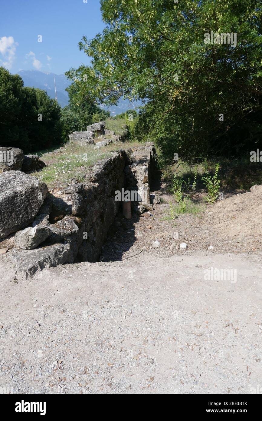 Archaeological Site of Dion Stock Photo - Alamy