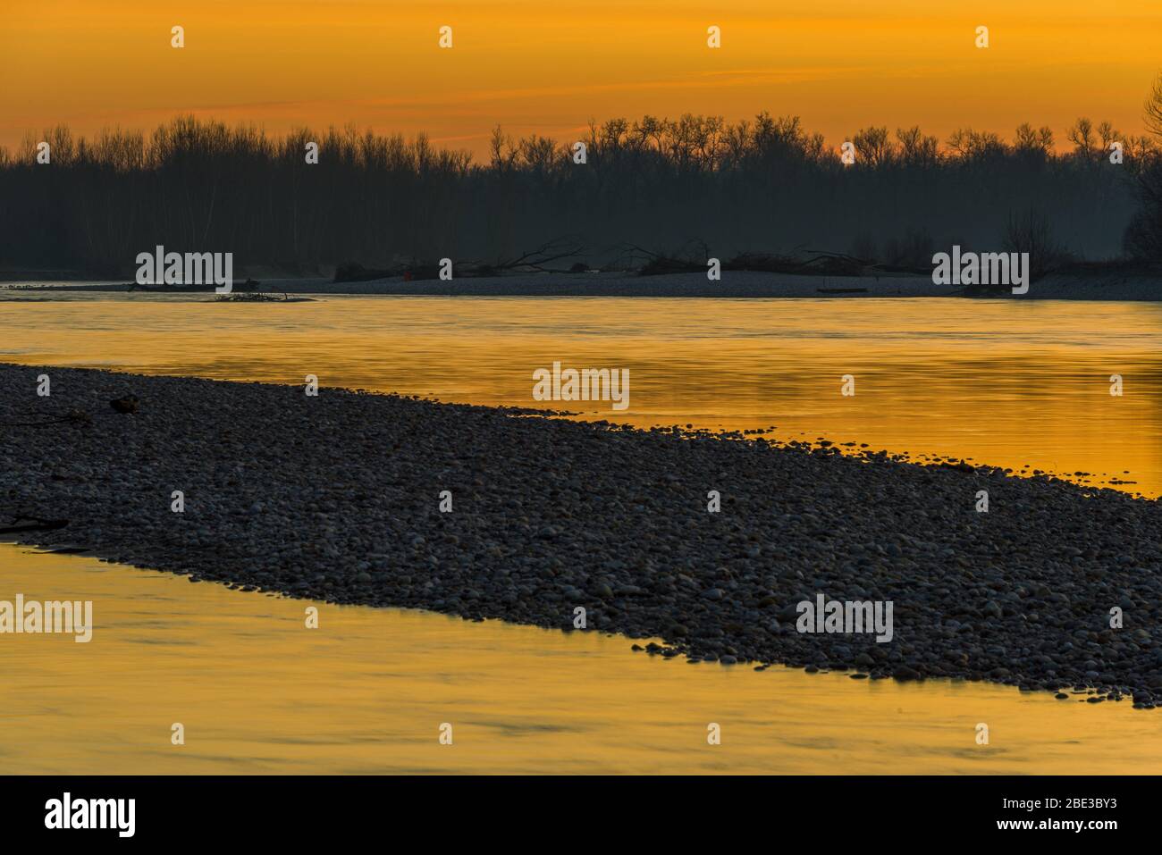 Beautiful sunset in ticino natural hi-res stock photography and images ...