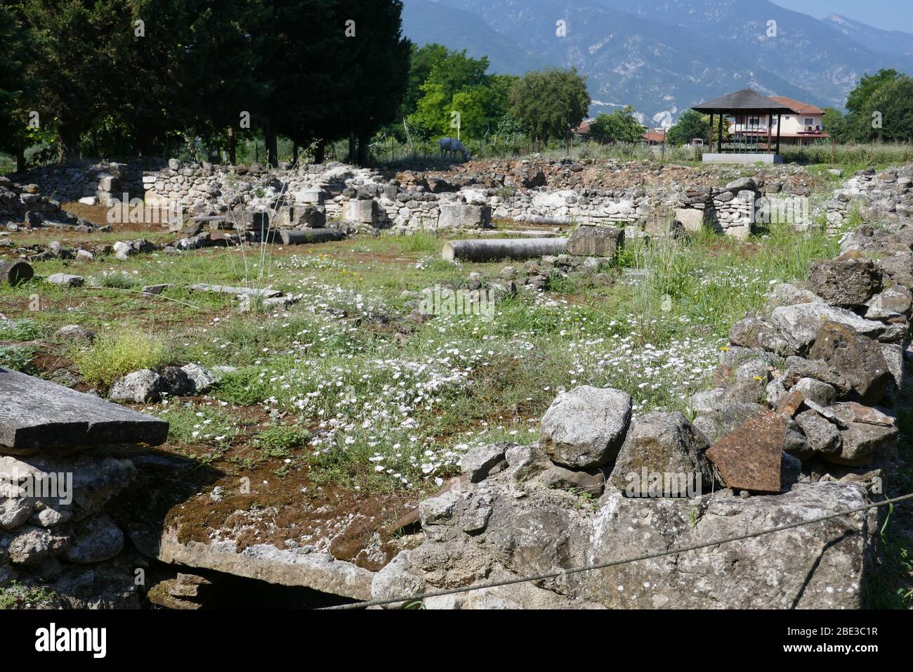 Archaeological Site of Dion Stock Photo - Alamy