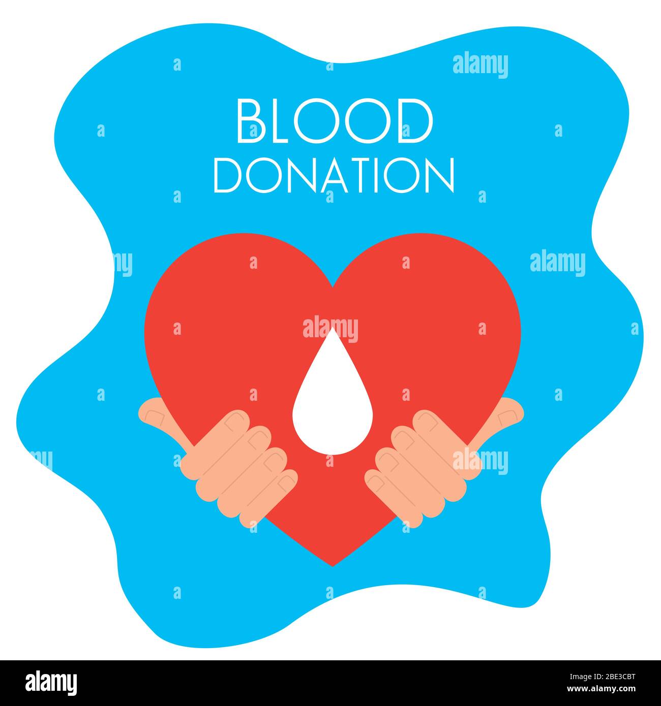 hands with heart of blood donation Stock Vector Image & Art - Alamy
