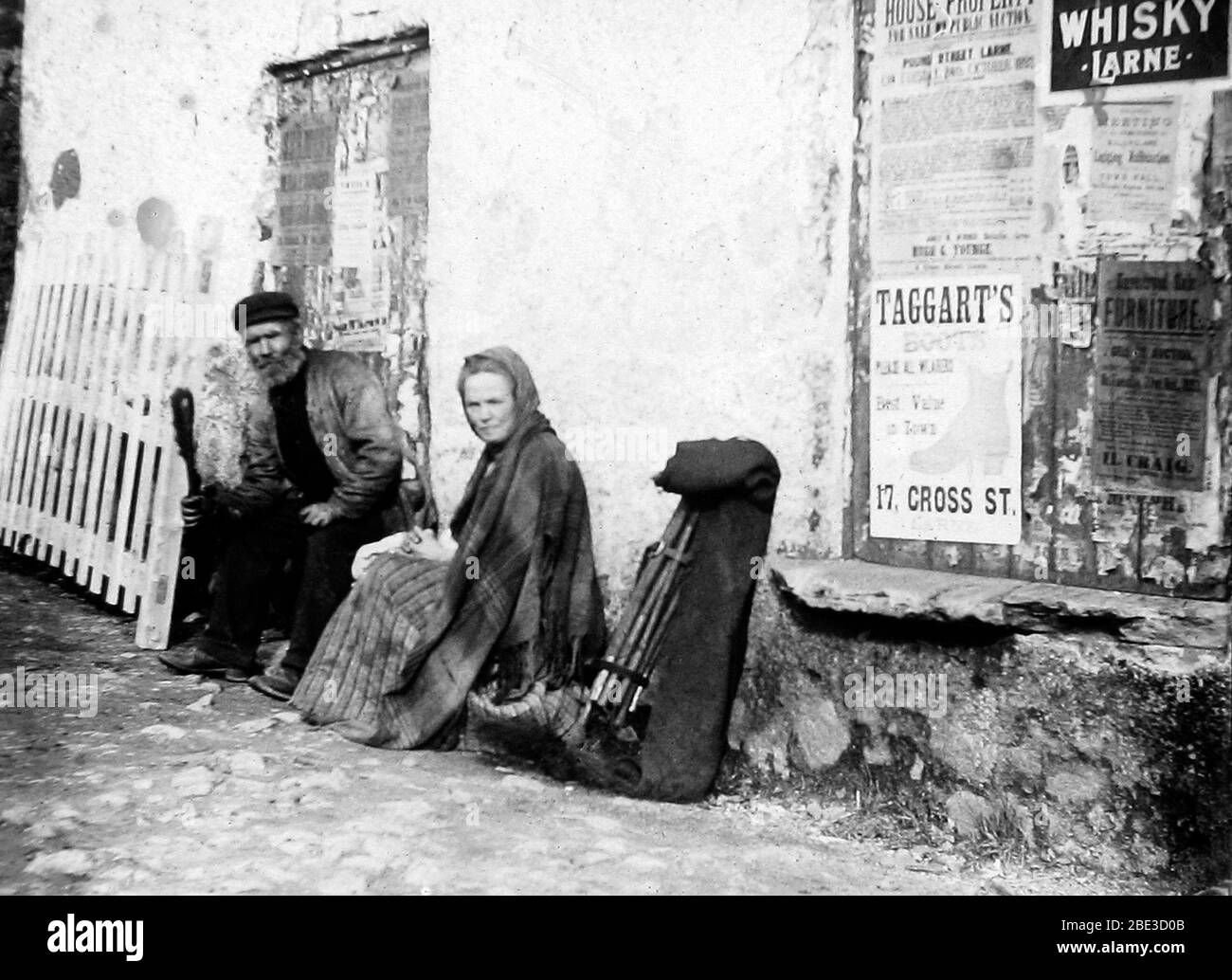 Gypsies,May Fair, Ballyclare, Ireland in 1883 Stock Photo - Alamy