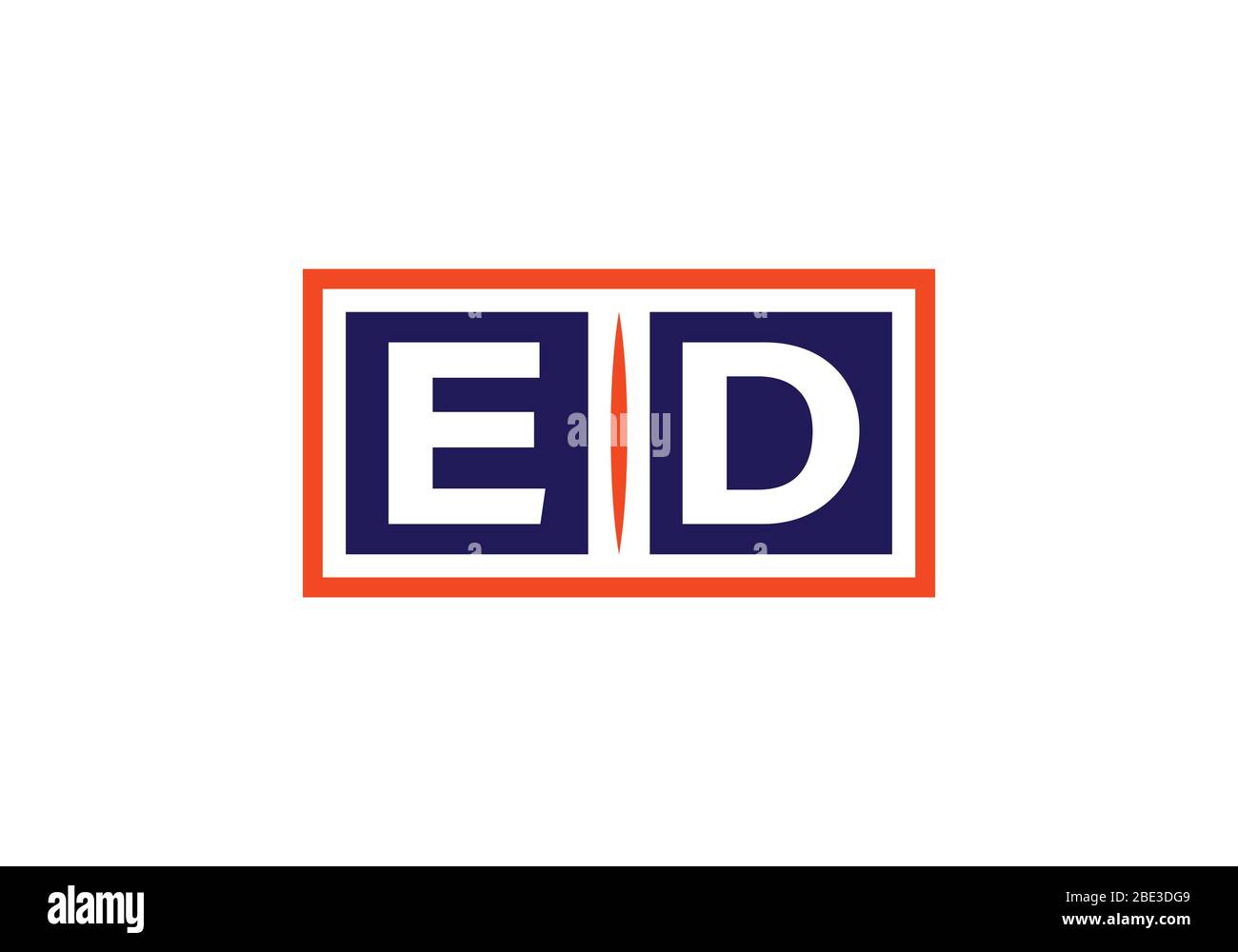 E D Initial Letter Logo design vector template, Graphic Alphabet Symbol ...
