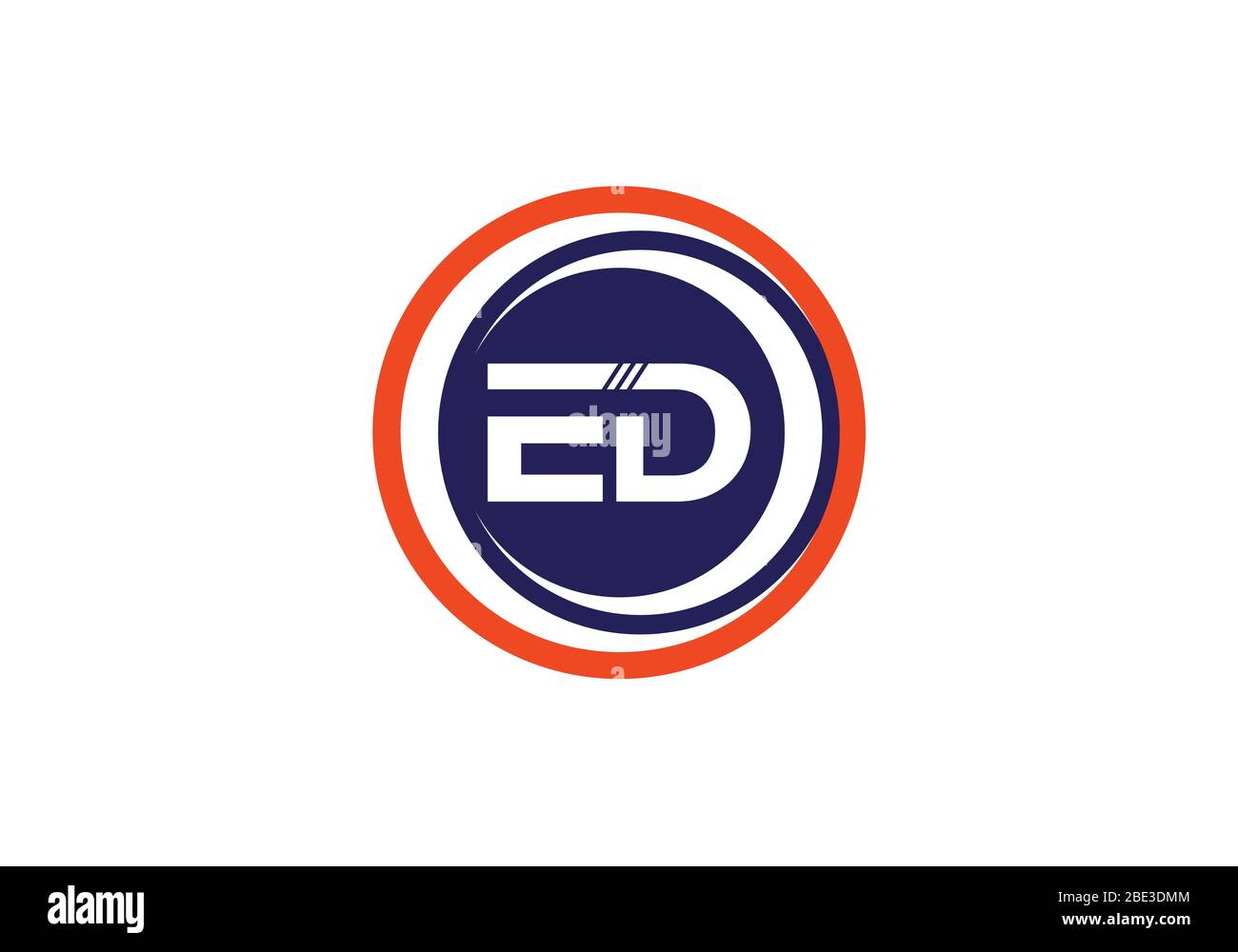 E D Initial Letter Logo design vector template, Graphic Alphabet Symbol ...