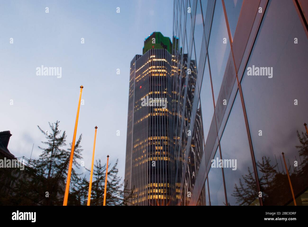 Night Dark Lights 1970s Architecture Highrise Skyscraper Tower 42, 25 ...