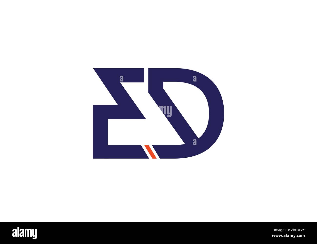 E D Initial Letter Logo design vector template, Graphic Alphabet Symbol ...