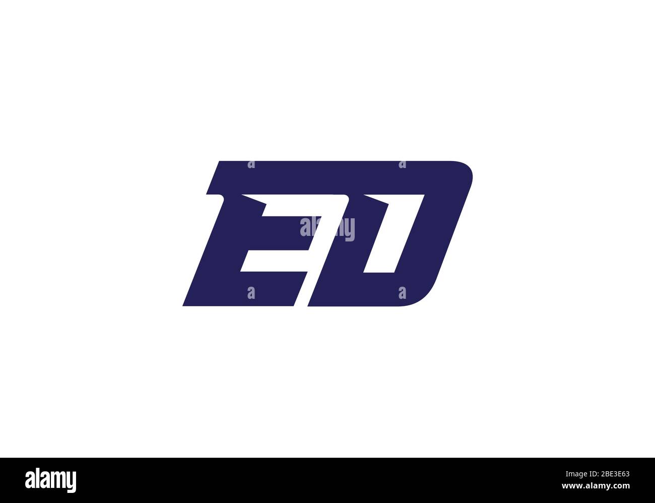 E D Initial Letter Logo design vector template, Graphic Alphabet Symbol ...