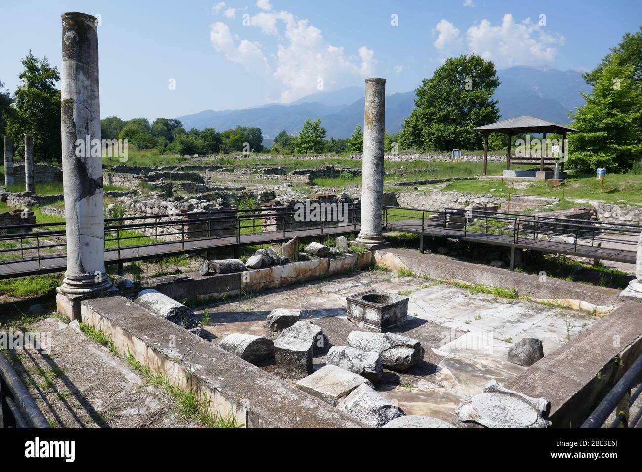 Archaeological Site of Dion Stock Photo - Alamy