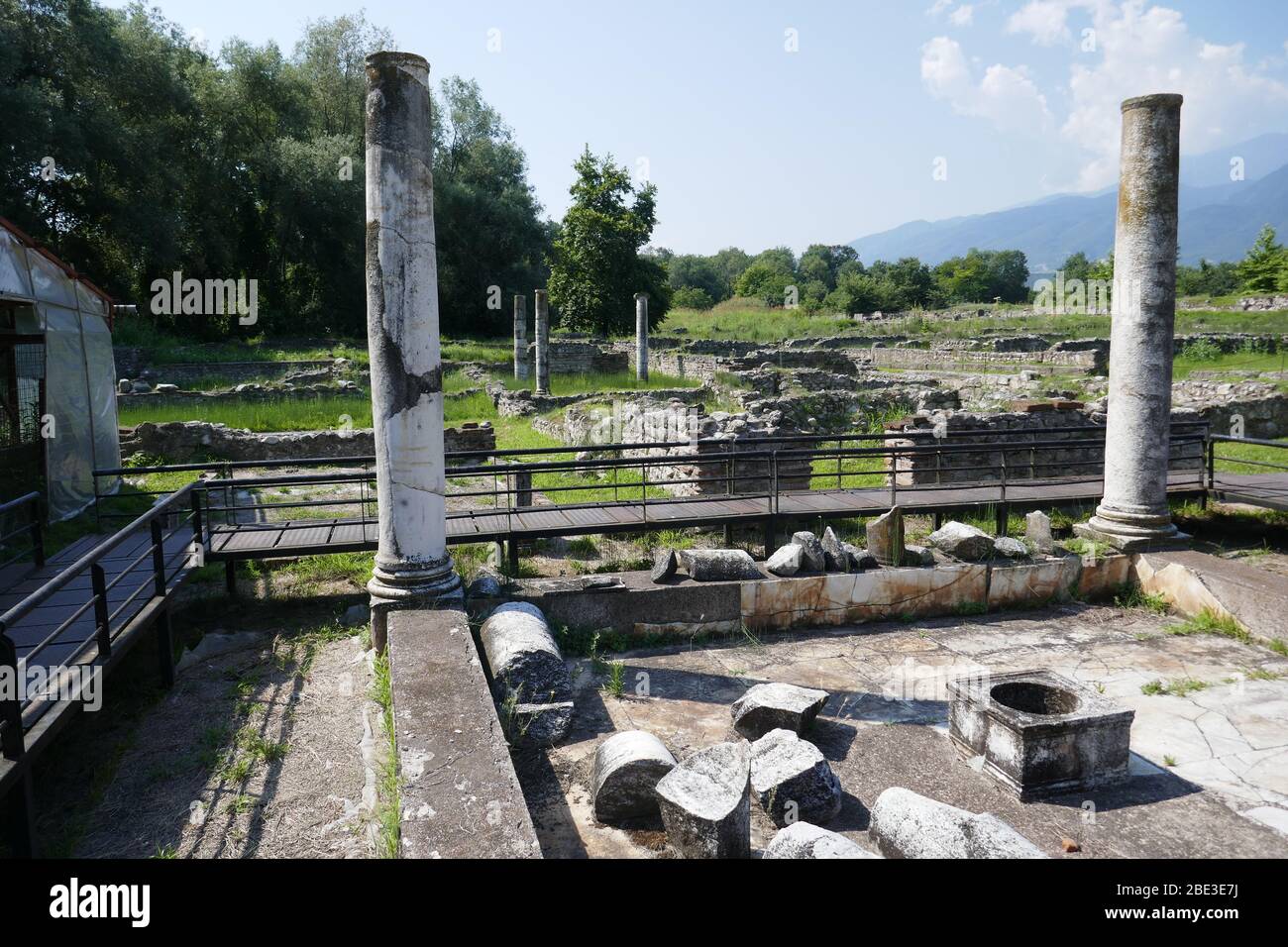 Archaeological Site of Dion Stock Photo - Alamy