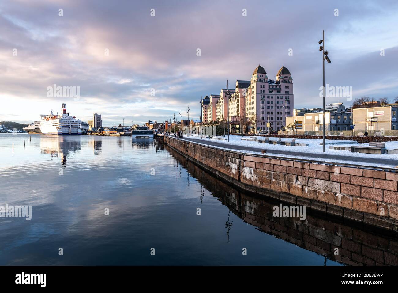Oslo city in the Winter, Norway Stock Photo - Alamy