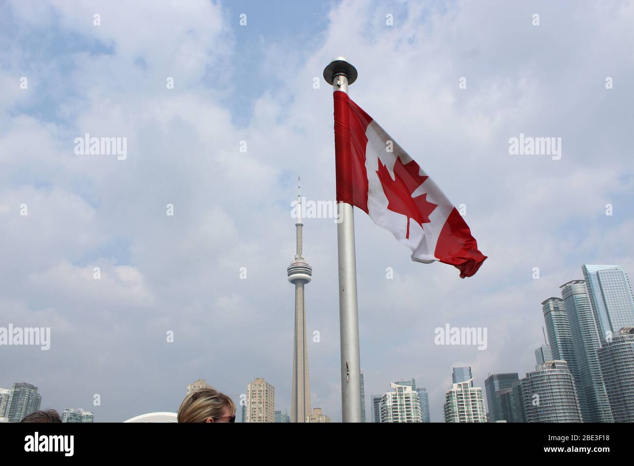 Cn tower canadian flag hi-res stock photography and images - Alamy