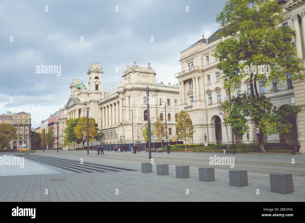 Budapest, Hungary - Nov 6, 2019: Museum of Ethnography and Ministry of ...