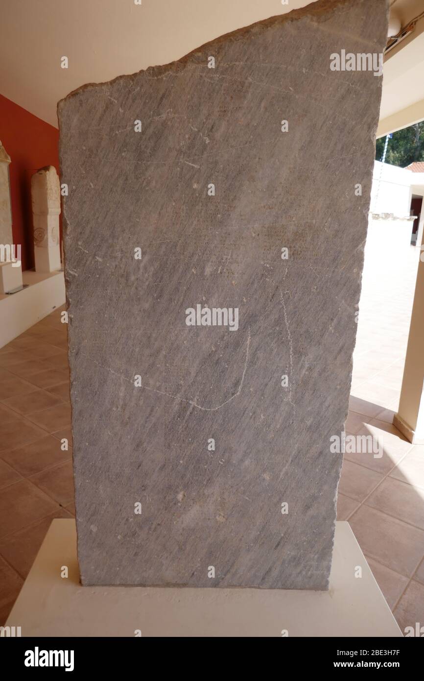 Archaeological Site of Eretria Stock Photo - Alamy