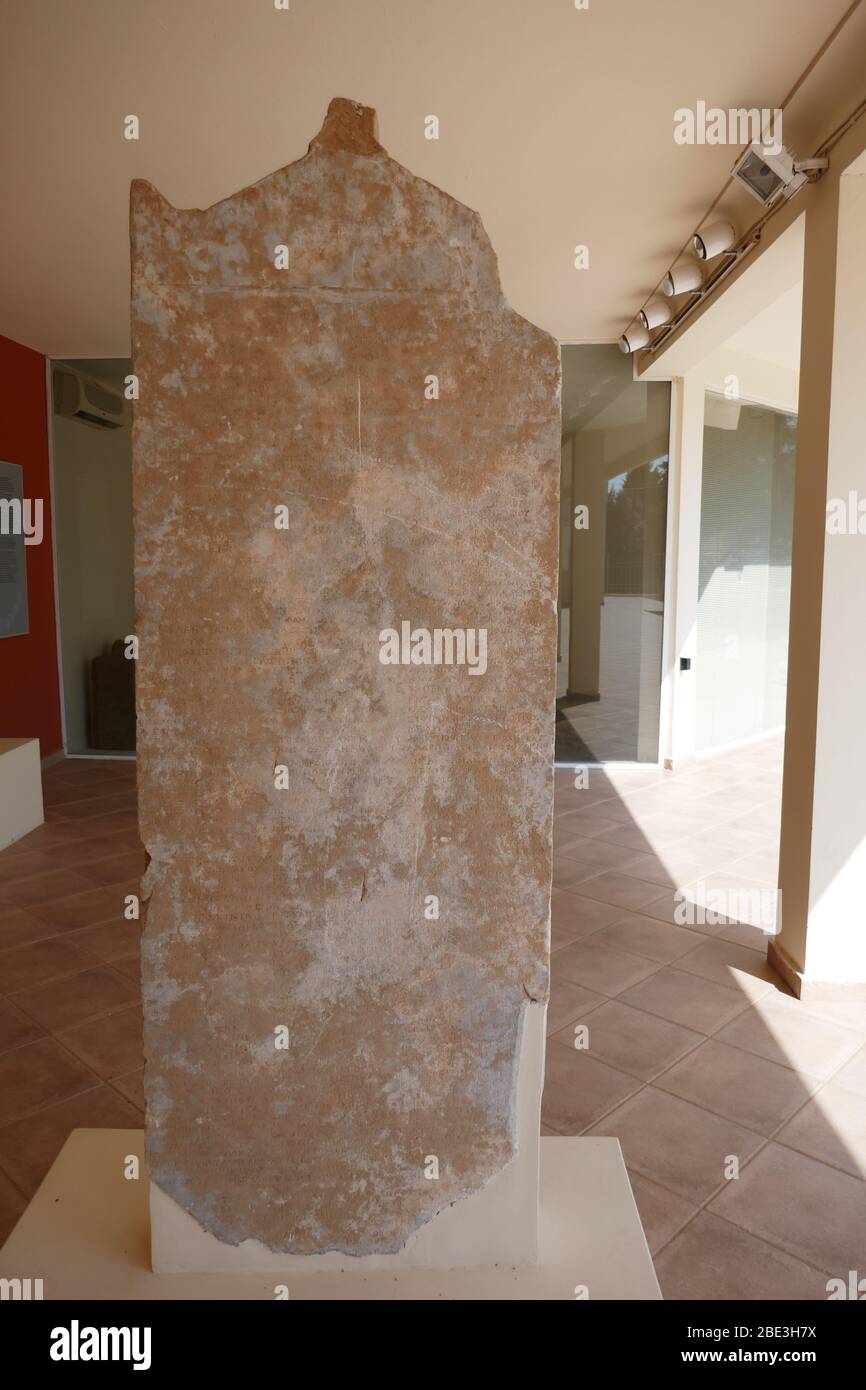 Archaeological Site of Eretria Stock Photo - Alamy