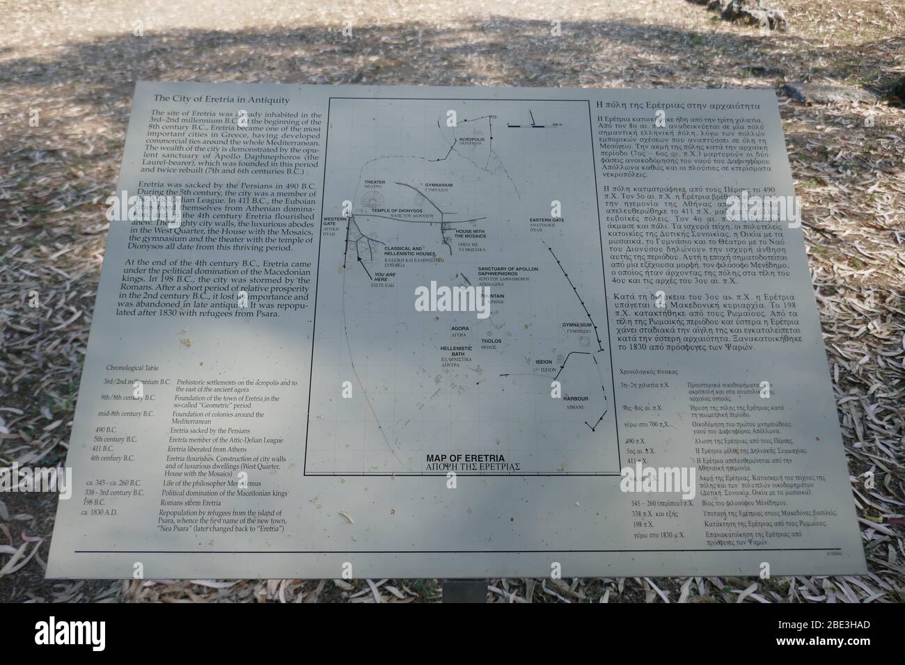Archaeological Site of Eretria Stock Photo - Alamy